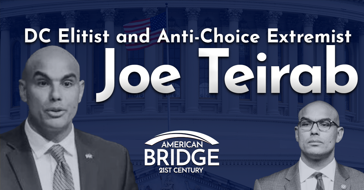 DC Elitist and Anti-Choice Extremist Joe Teirab Wins MN-02 Primary ...