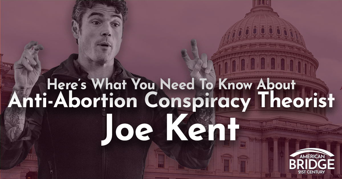 Anti-Abortion Conspiracy Theorist Joe Kent Is Taking the Debate Stage ...